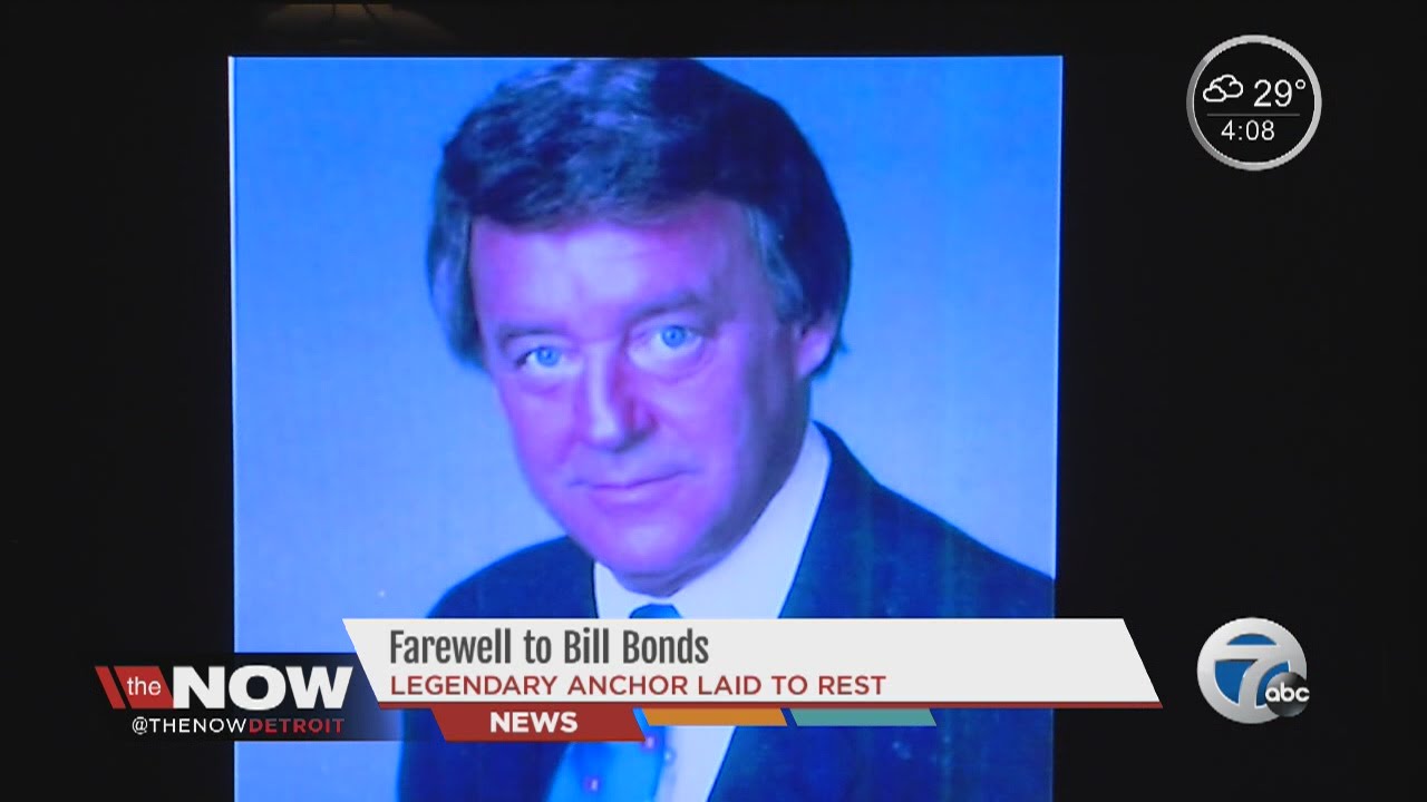 Farewell to Bill Bonds, legendary anchor laid to rest - YouTube