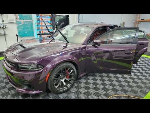 BLACK OUT Hellcat Red Eye Limo 5% Window Tint - YouTube