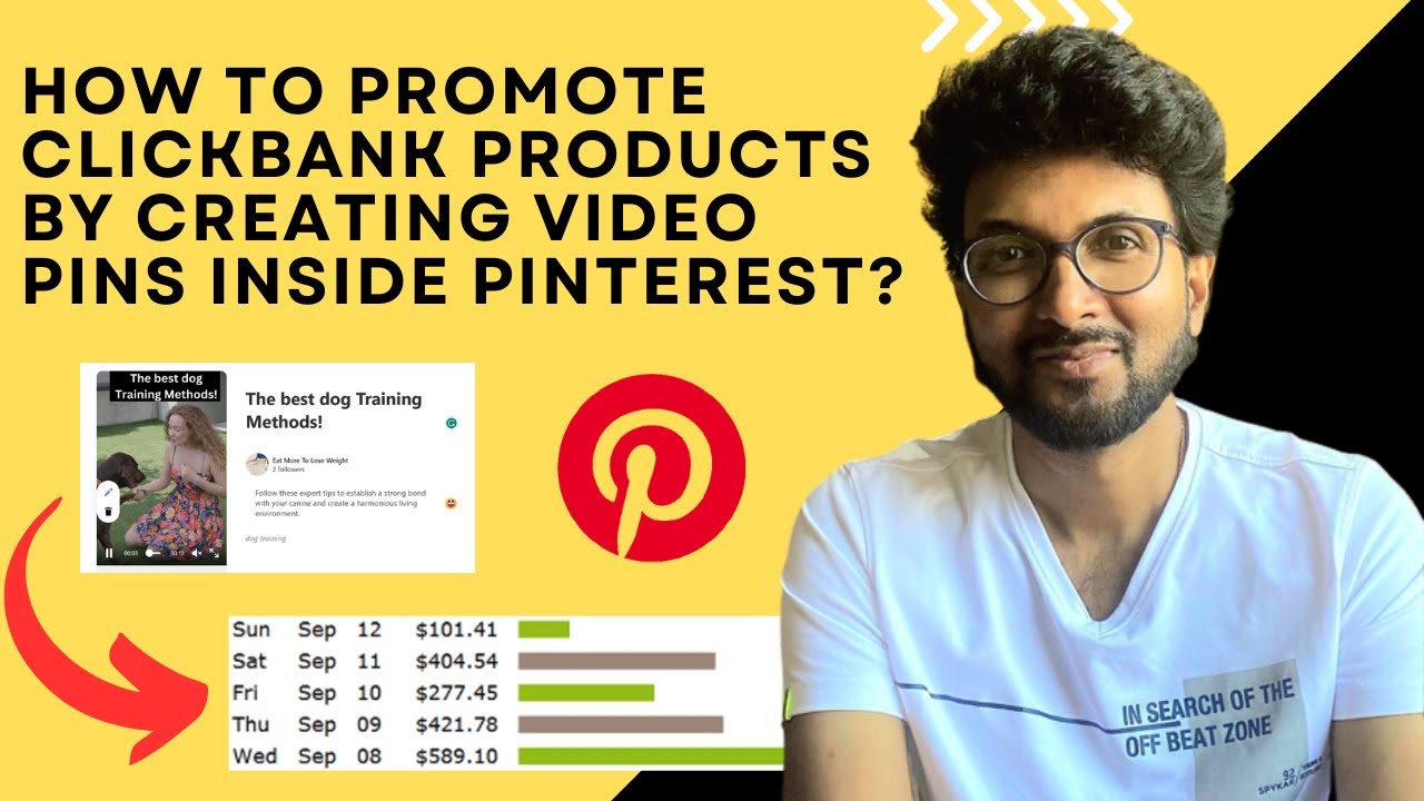 How to Promote ClickBank Products by Creating Video Pins Inside ...