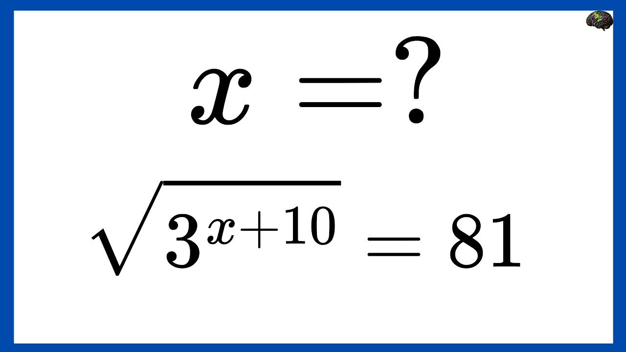 Super Math EQUATION - Solve for x - YouTube