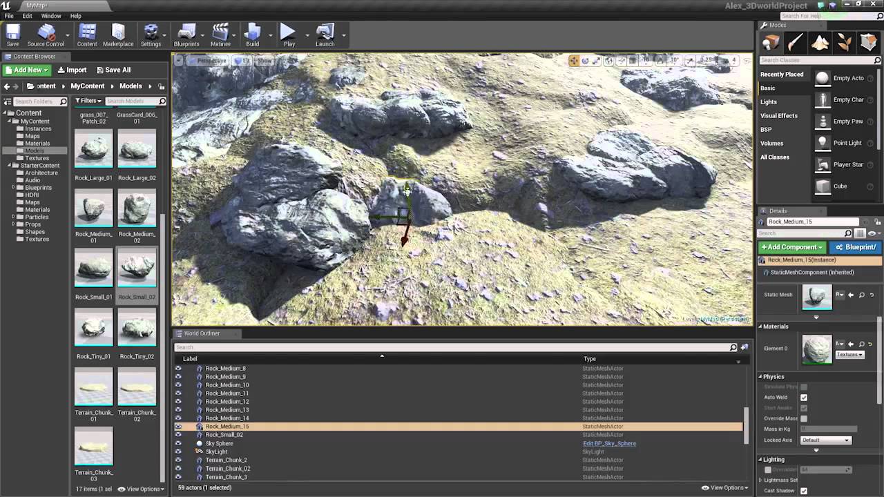 Unreal 4 Tutorial: Create a Game Environment: Part 4 - YouTube
