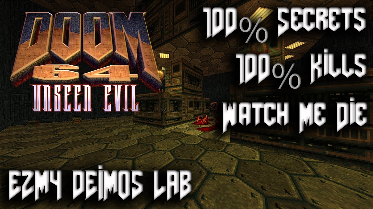 DOOM 64 Unseen Evil - Episode 2 The Shores of Hell: E2M4 Deimos Lab ...