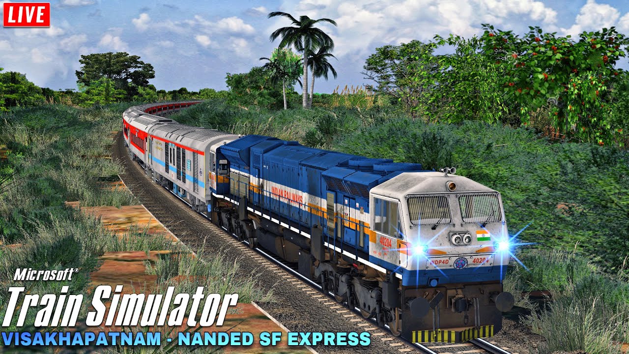 Journey through Unelectrified Route • 20811 Visakhapatnam - Nanded SF ...