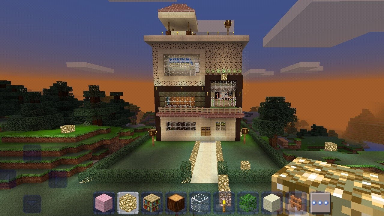 #05/BUILDING A CITY IN FOREST/Minecraft/ Using only mobile phones - YouTube