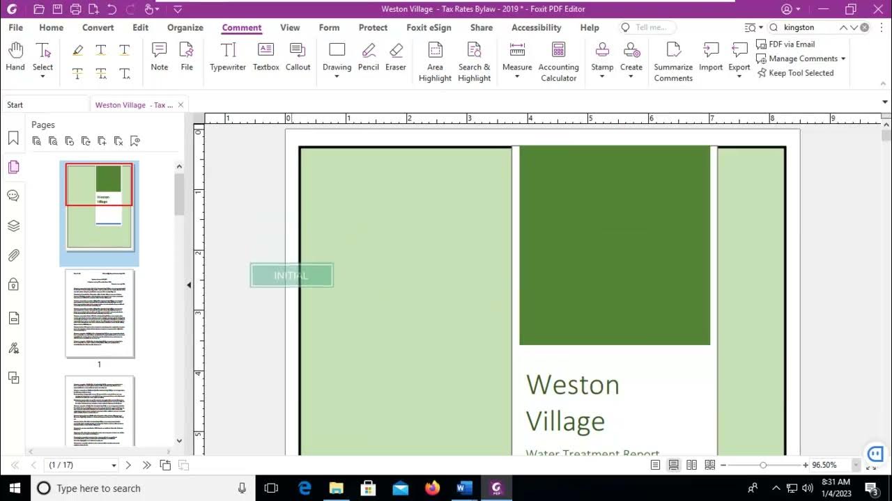 Foxit Adding a Standard Digital Stamp to a PDF - YouTube