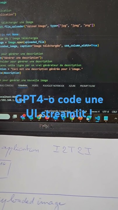 GPT-4o transforme un dessin en UI streamlit - YouTube