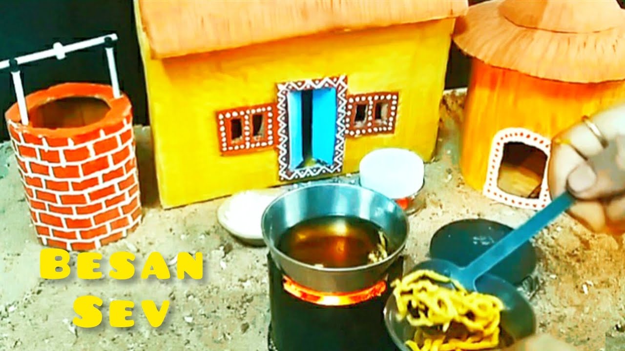 Miniature besan sev recipe | crispy sev | namkeen sev | Miniature Sev ...