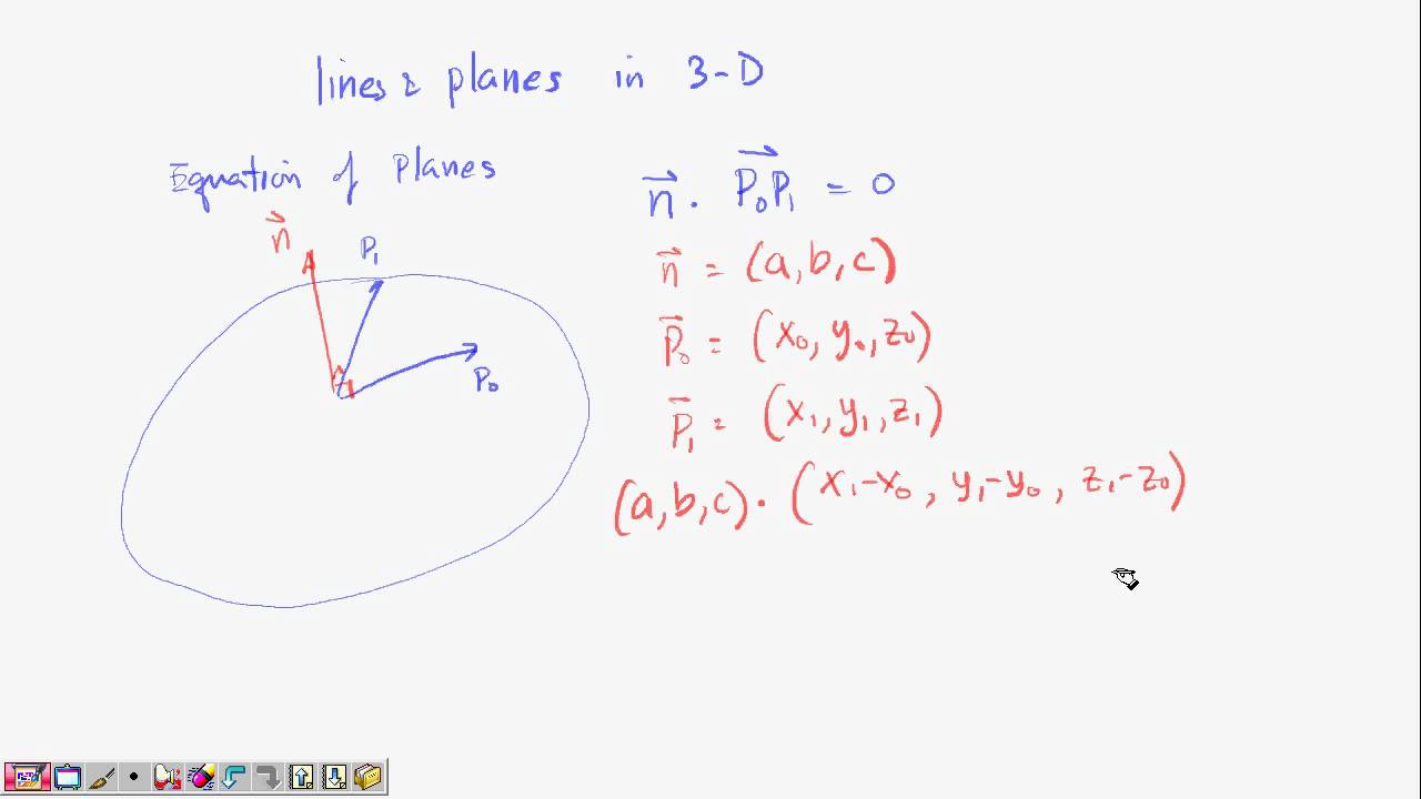 2555 Math 3 lecture 3 Ch 3 4 vectors lines and planes - YouTube