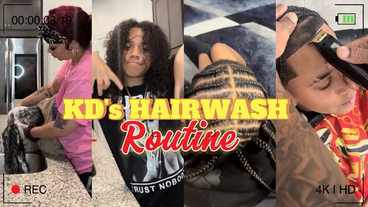 KD’s HAIRWASH ROUTINE😁 - YouTube