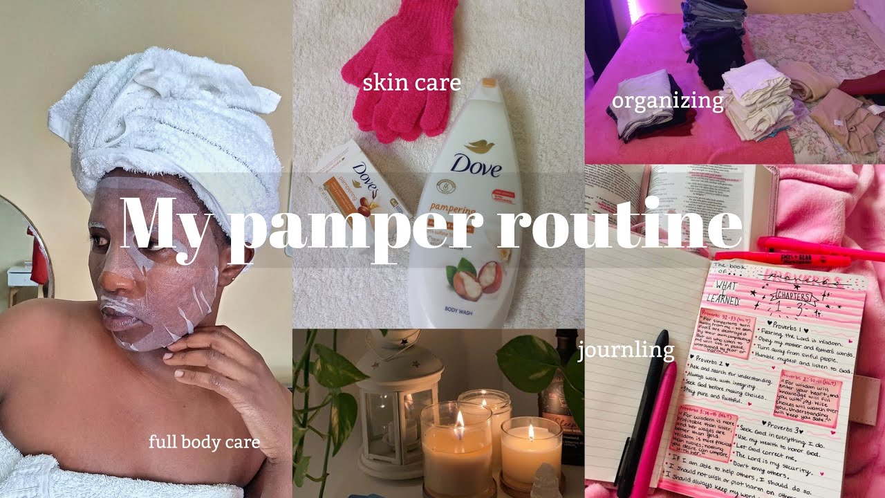 SUNDAY VLOG |full pamper routine,oral hygiene,skin care,getting out of ...