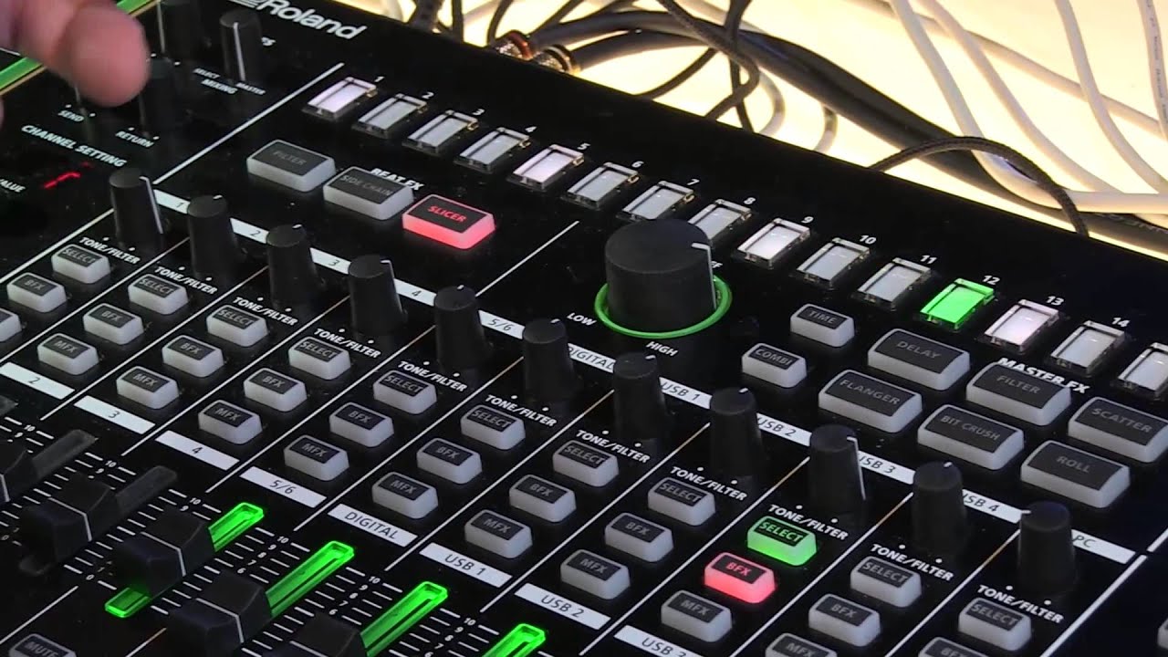 Roland MX-1 Mixer - Sweetwater at Winter NAMM 2015 - YouTube