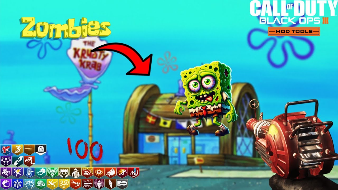 Black Ops 3 Zombies Krusty Crab Challenge (no commentary) - YouTube