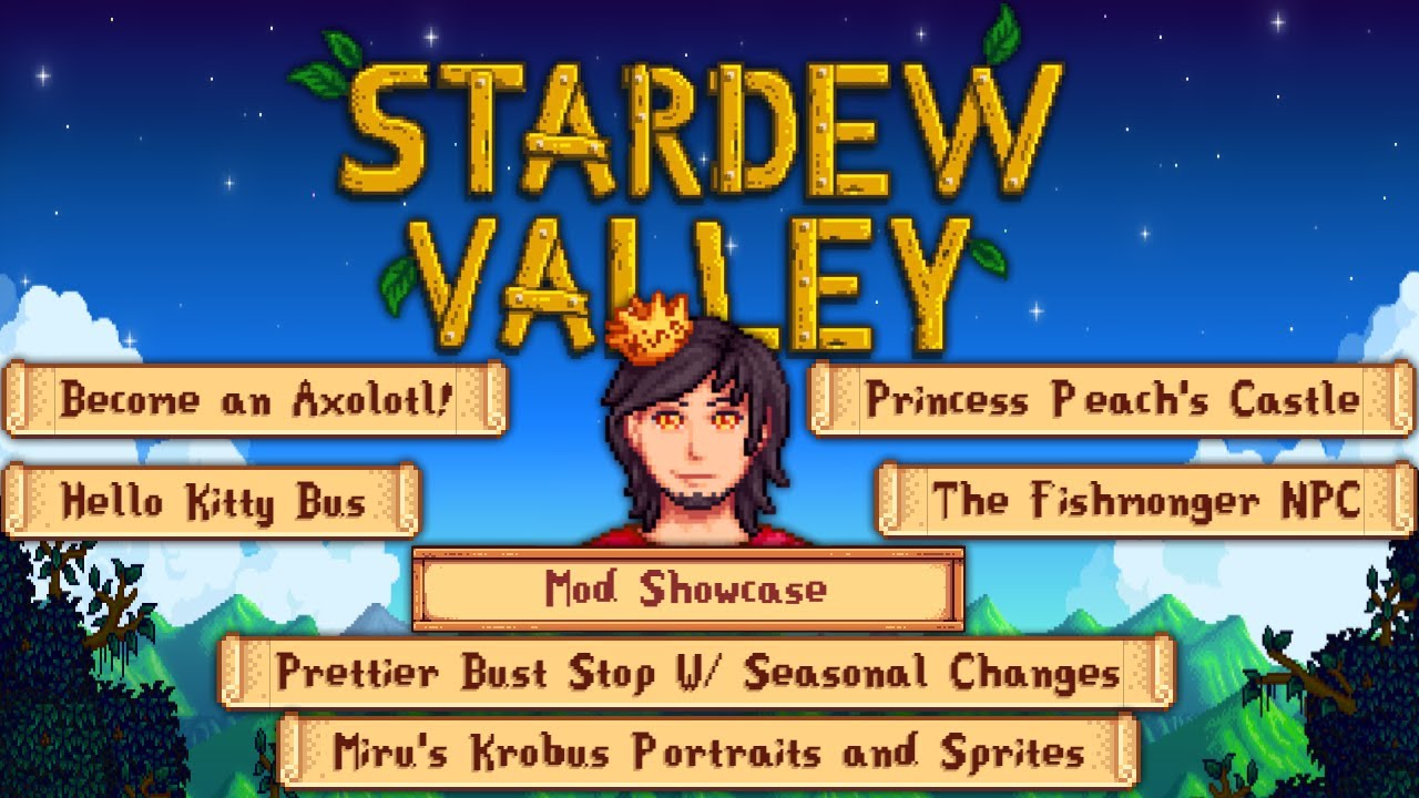Stardew Valley Mod Showcase | New Bus and Bus Stop, New Fashion, New ...