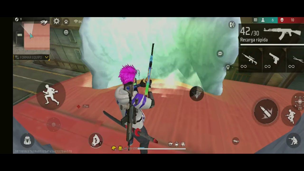 jugando free Fire - YouTube