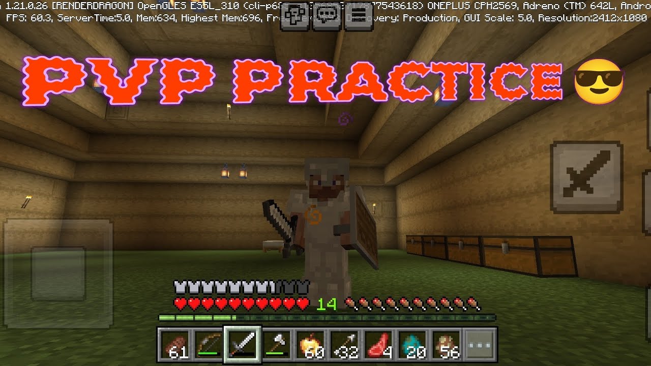 PVP practice 😎👍🏿#minecraft #foryou #gaming #viralvideo #pvp #zombie ...