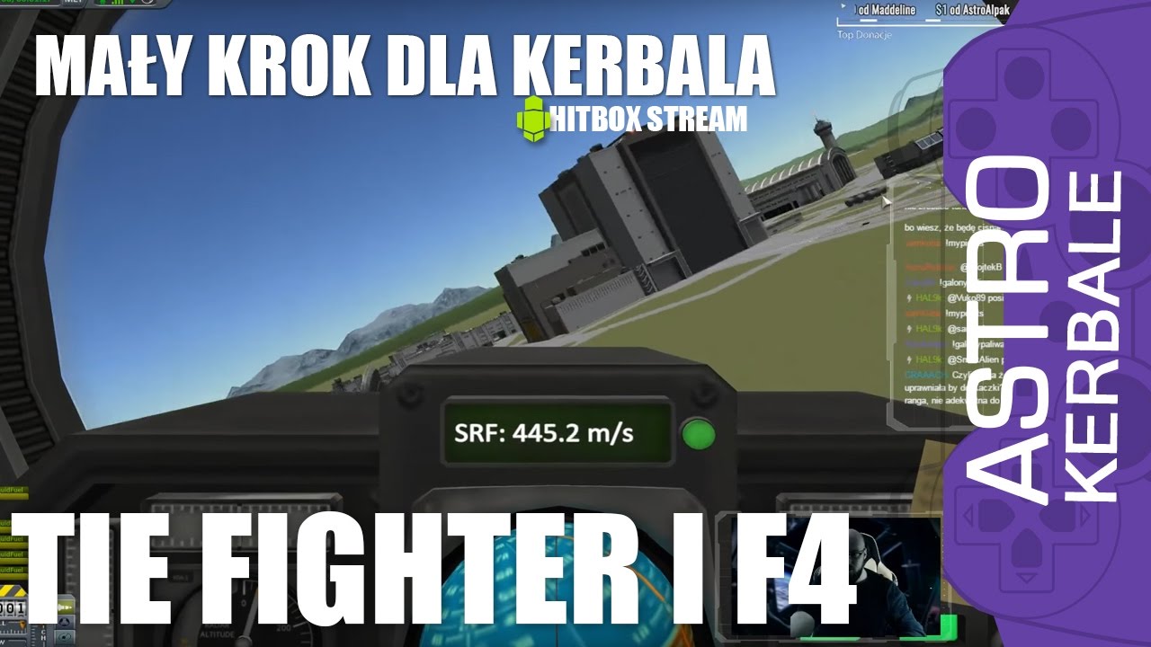 TIE Fighter i F-4 - Kerbal Space Program - projekty widzów - YouTube