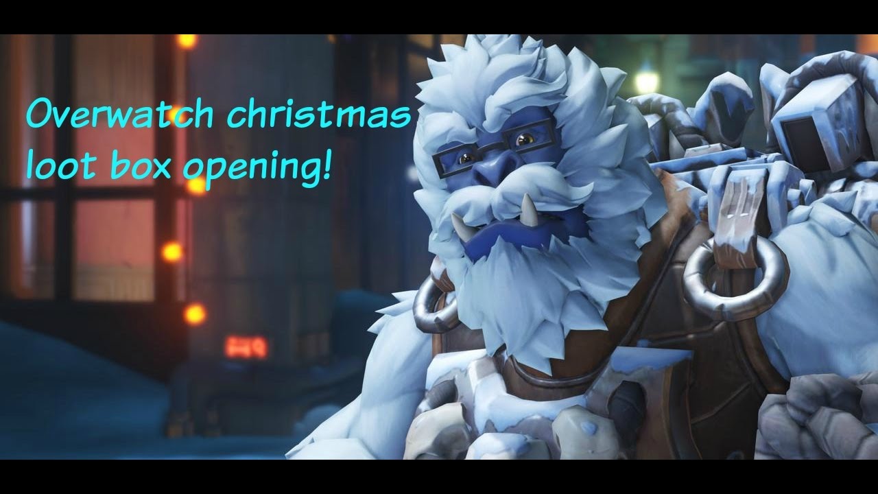Overwatch - 23 Christmas loot box opening - YouTube