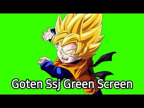 Goten Super Saiyan Green Screen.