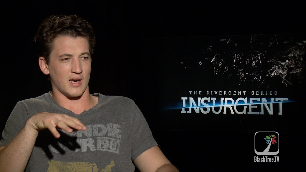 Miles Teller Interview for The Divergent Series Insurgent - YouTube