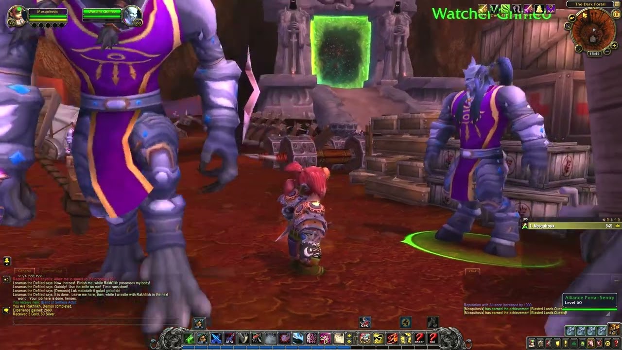 WoW "Blasted Lands Quests" Achievement ...with the Rogue - YouTube