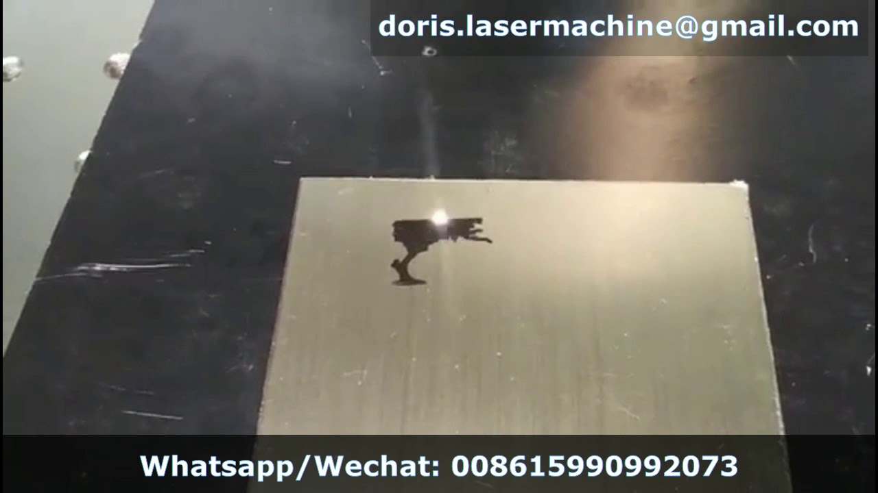 How to do Black color engraving on stainless steel, fiber laser marking ...