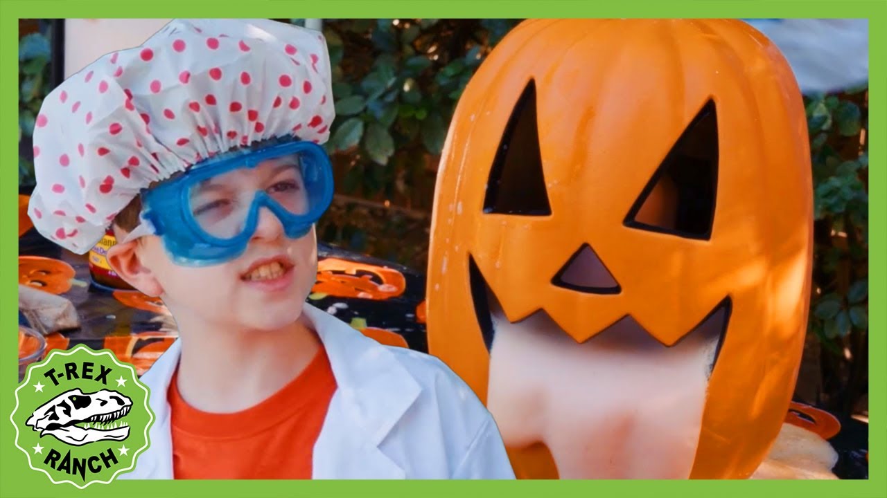 Spooky HALLOWEEN Experiments for Kids! T-Rex Ranch Dinosaur Videos ...
