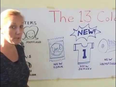How to Memorize the Names of the 13 Colonies - YouTube