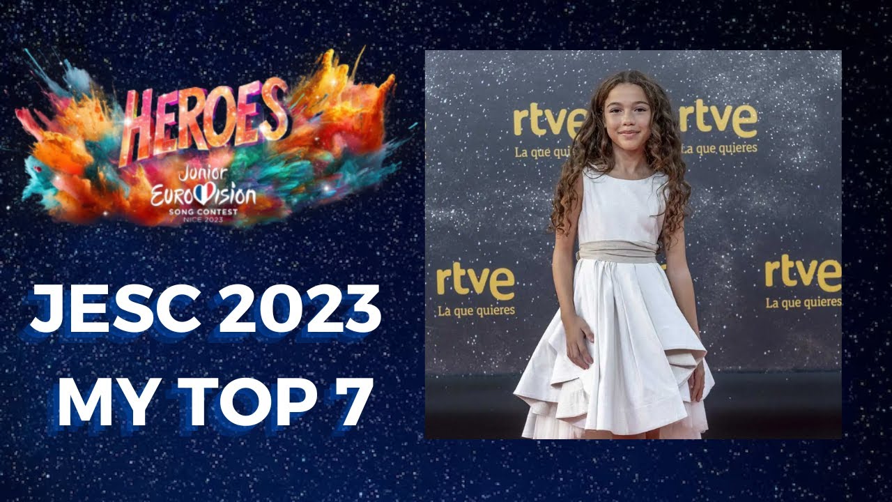 JESC 2023 MY TOP 7 I + SPAIN - YouTube