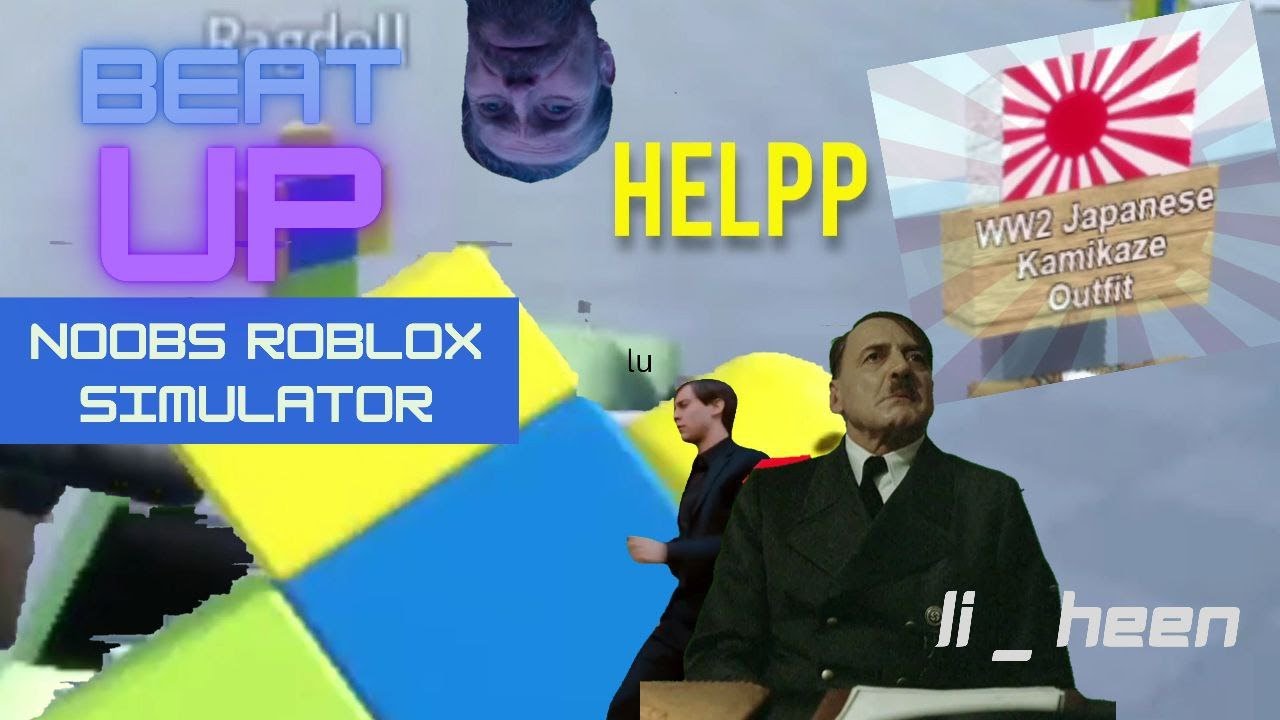 Roblox NOOB / Beater up noobs roblox simulator - YouTube