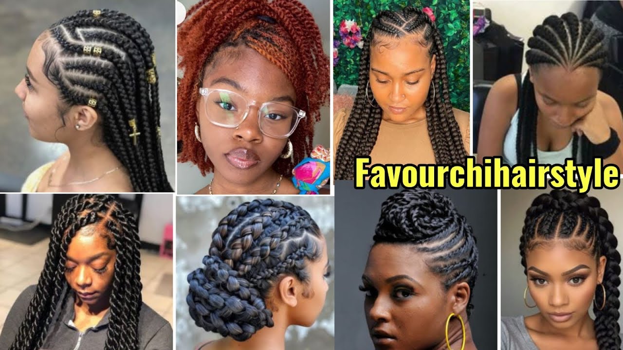 Look more elegant and cute with these braids hairstyles/ cornrows ...
