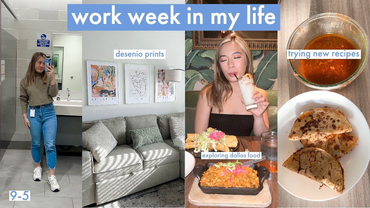 Work Week in my Life// job update, putting up my desenio prints, trying ...