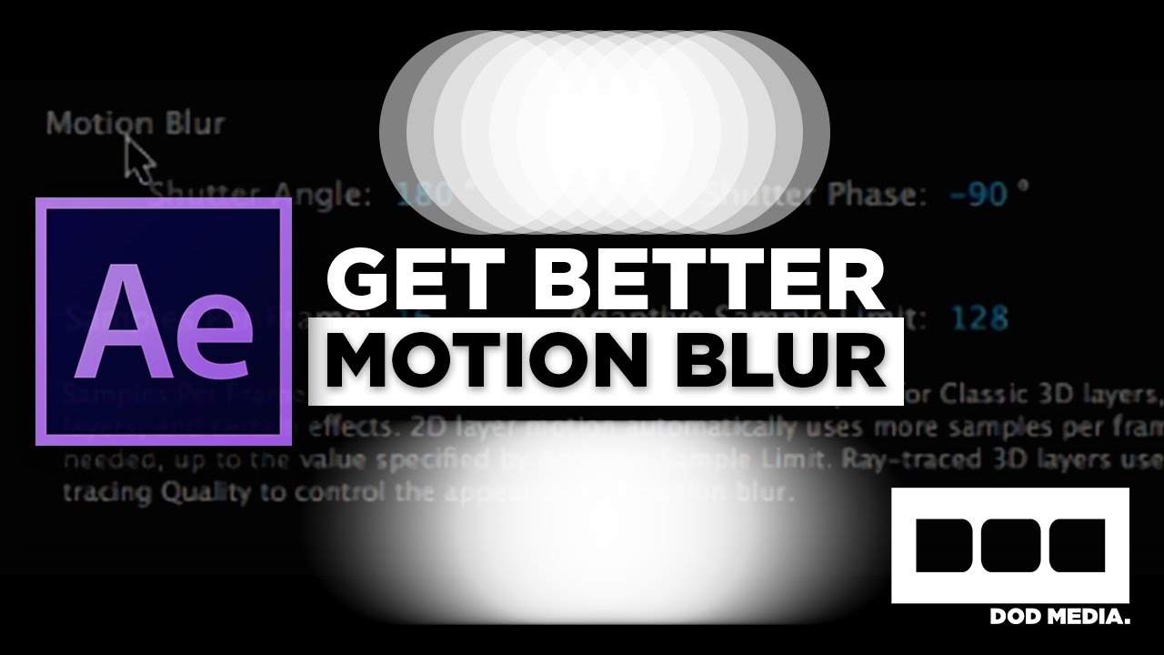 Get Better Motion Blur In After Effects YouTube Get Better Motion Blur In After Effects YouTube