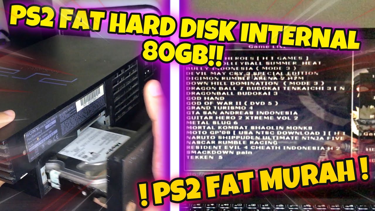 REVIEW PS2 FAT HARD DISK INTERNAL | PS2 MURAH ️ - YouTube