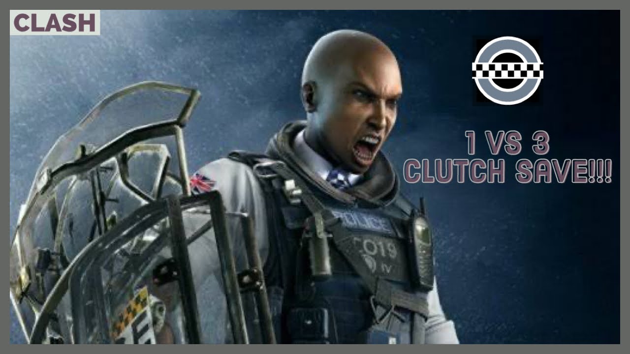 R6 Clash: 1 vs 3 clutch save!!🛡️ - YouTube