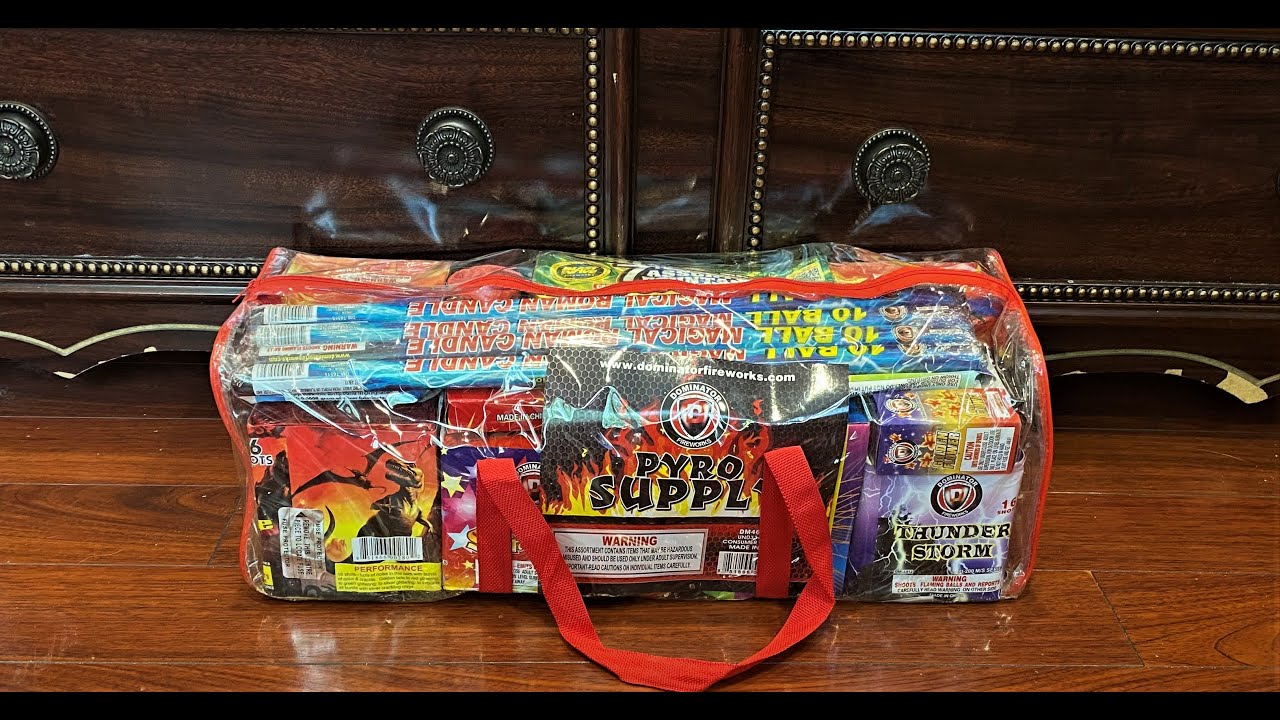 Dominator Fireworks - Pyro Supply Assortment Unboxing - YouTube