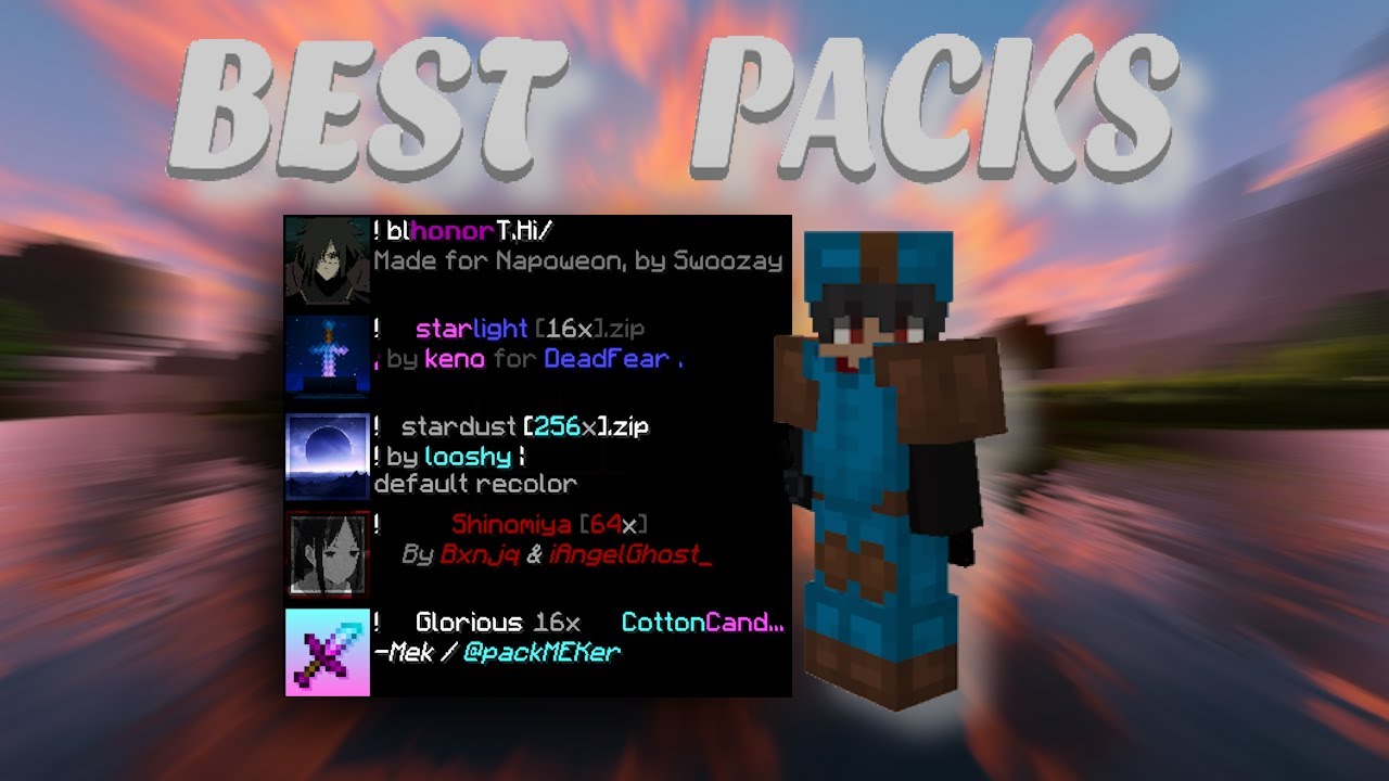 Top 5 BEST hypixel bedwars texture packs (1.8.9) - YouTube