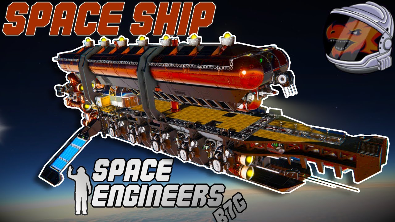 - Space Engineers - Steampunk Ship showcase - The Copper Knight - YouTube