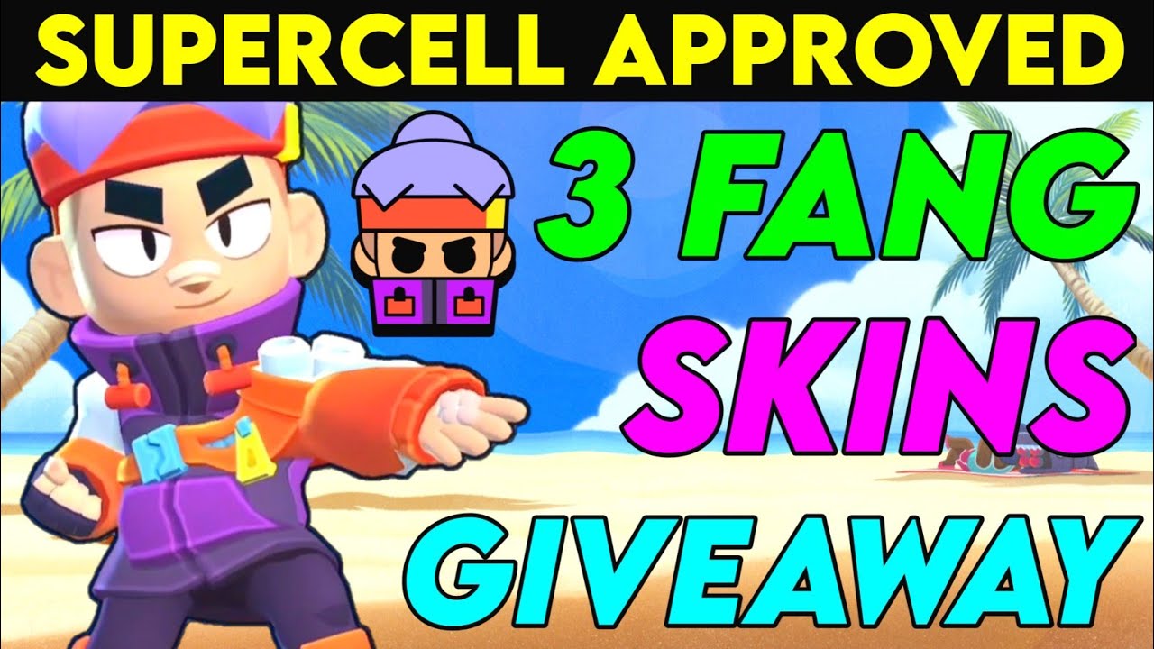 3 OCTO FANG SKIN GIVEAWAY BRAWL STARS #OctoFangGiveaway - YouTube
