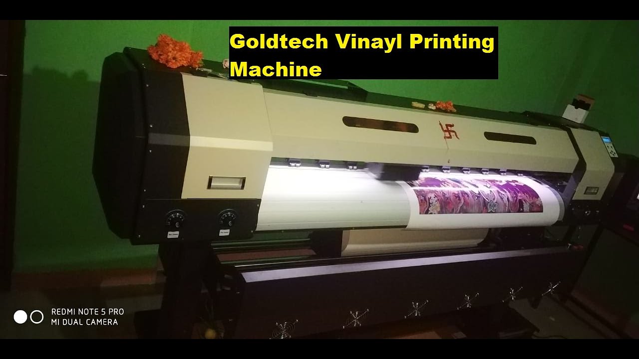 Goldtech Eco Solvent Printing Machine 5ft. Model Sucessfully Installed ...