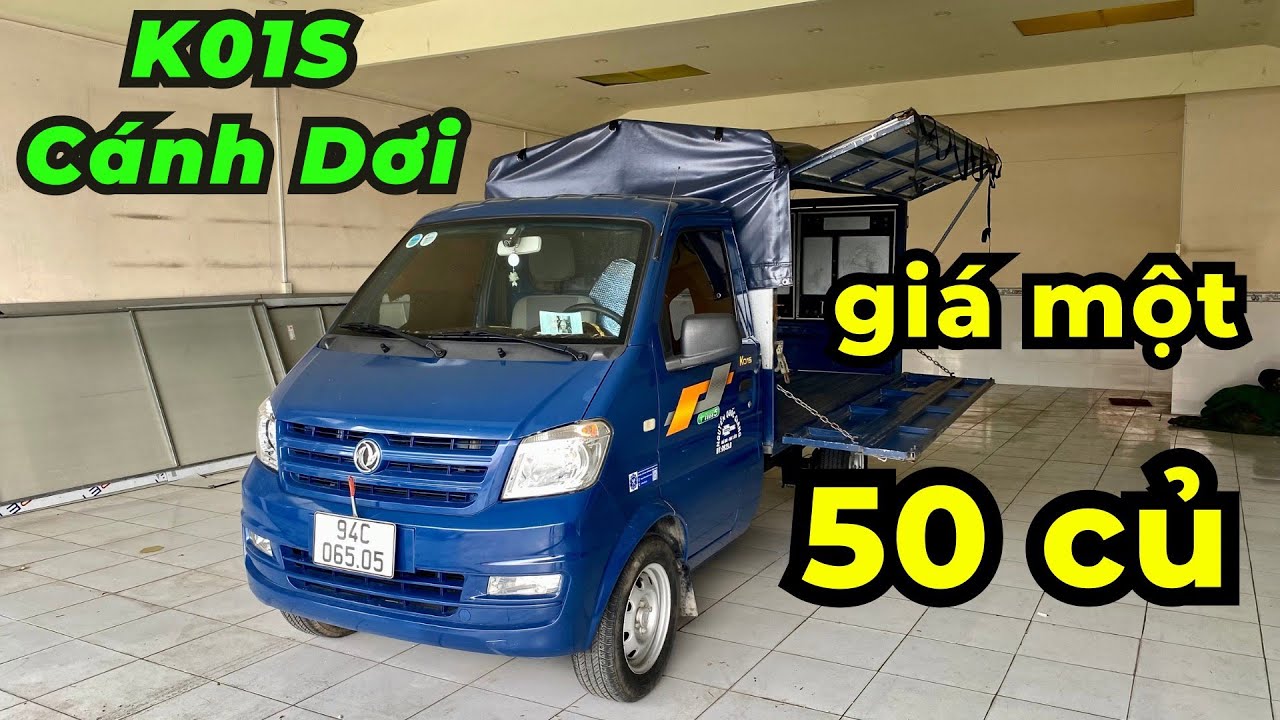 Xe tải cũ K01S thùng bạt cánh dơi rẻ đăng kí 2022 đẹp như xe mới giá ...