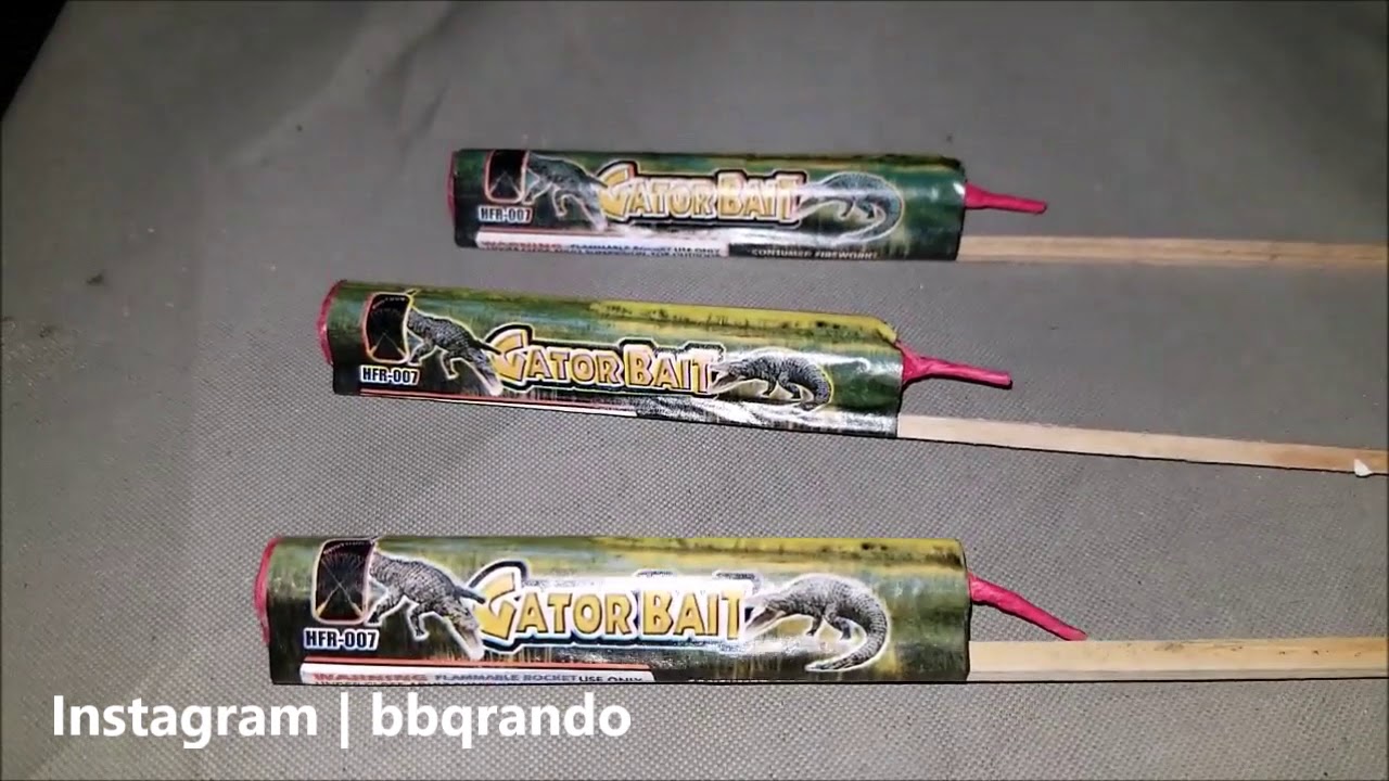 Gatorbait Rockets - Shotgun Fireworks - YouTube