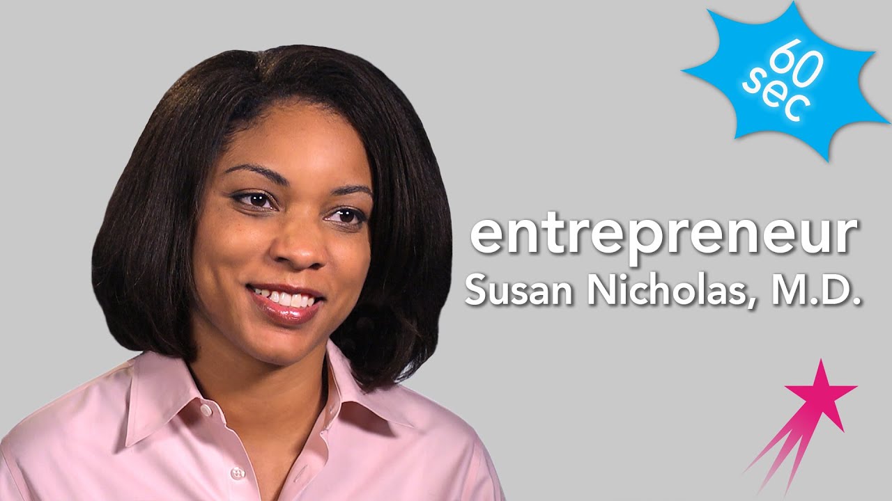 60 Seconds With an Entrepreneur: Susan Nicholas - YouTube