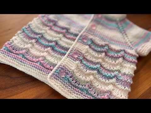 1 YUMAKTAN MÜKEMMEL ÖRGÜ BEBEK YELEK MODELİ