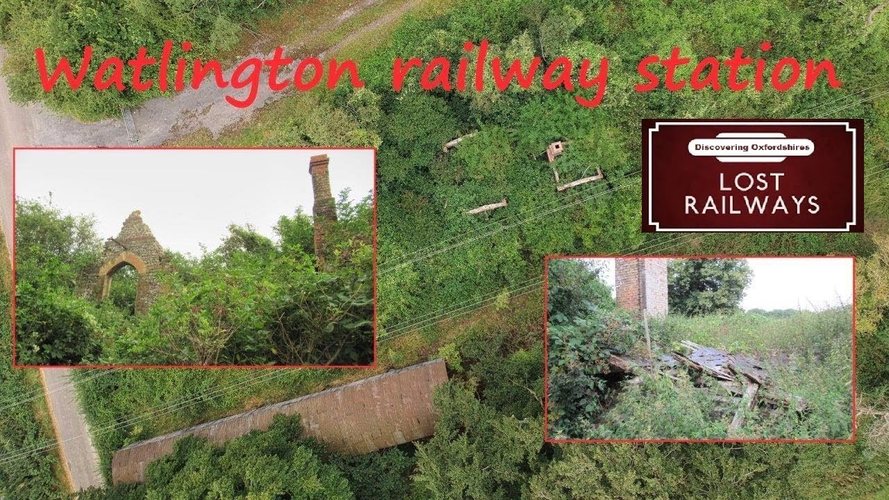 Watlington railway station. Look around and drone footage - YouTube