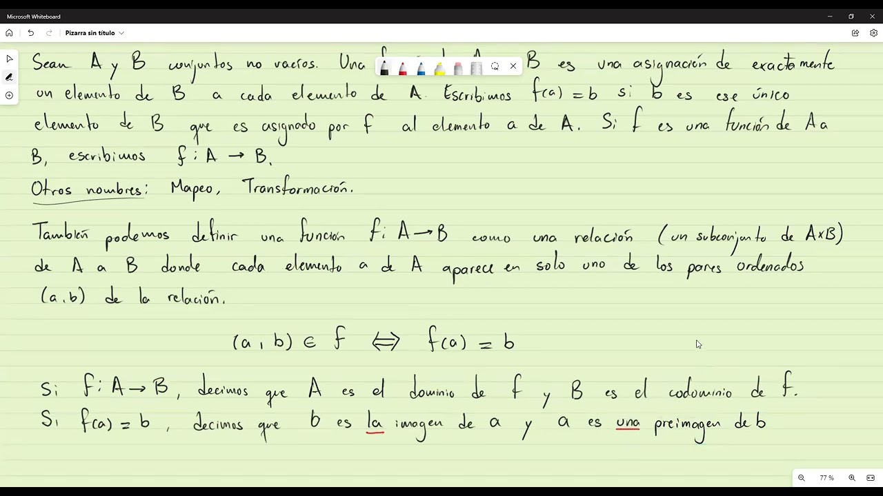 Funciones: Definiciones Básicas - YouTube