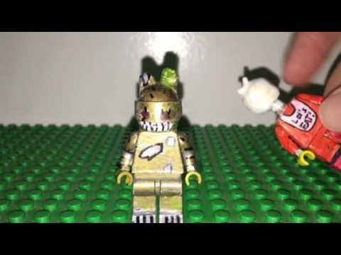 Custom Lego FNAF Springtrap and Bonnie mini figures - YouTube