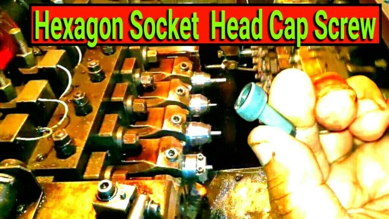 How To Make Hexagon Socket Head Cap Screw | Bolt Former Machine ...