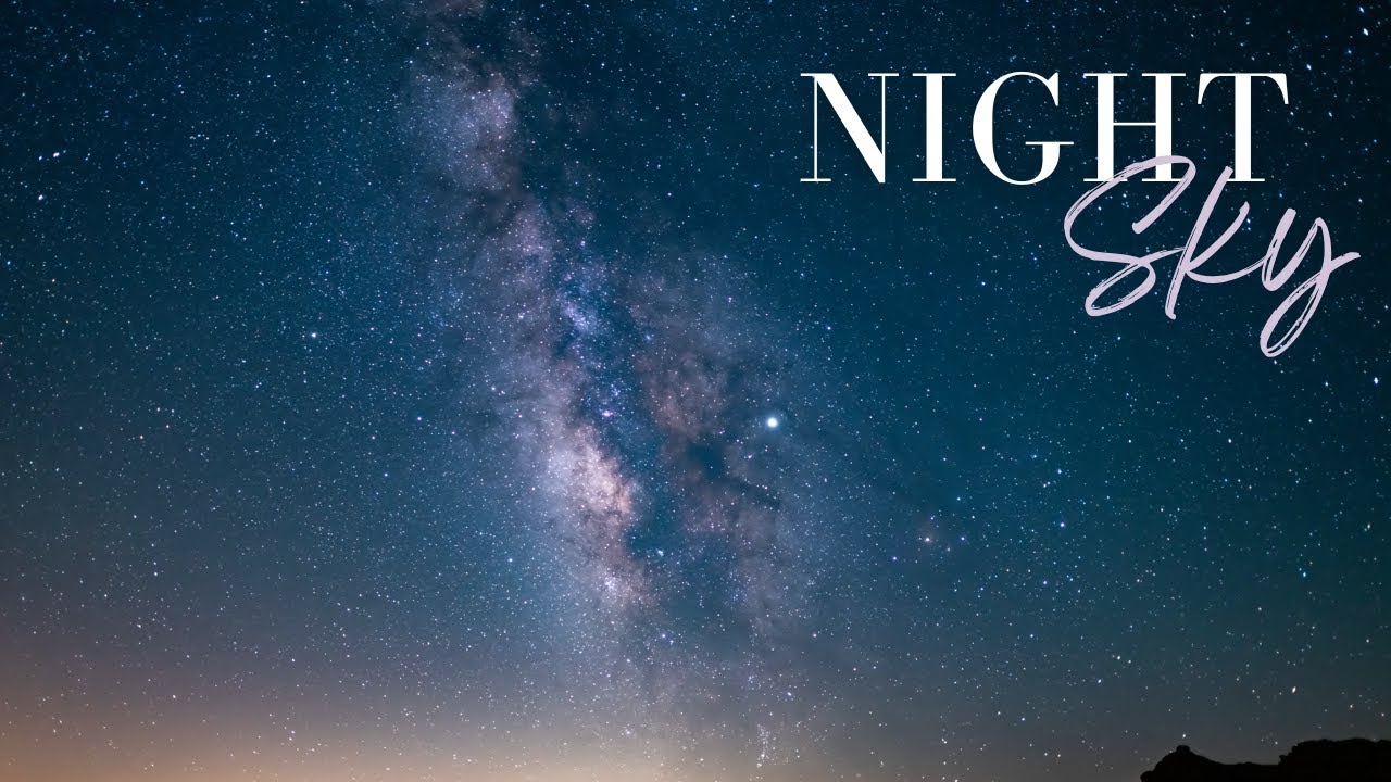 8-Hour 4K Starry Night Sky for Deep Sleep | Meditation Music, and ...