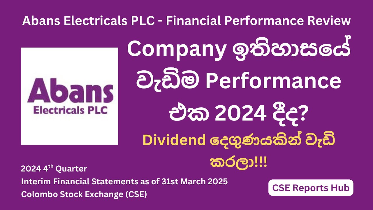 Abans Electricals (ABAN.N) 2024 Q4 Financial Performance | 2024 Q4 ...