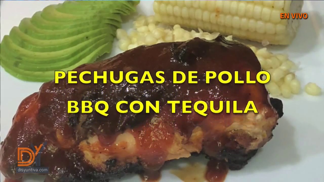 Las delicias del Chef | Pechugas de pollo BBQ al tequila - YouTube